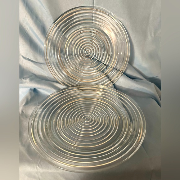 Other | Manhattan Glass Plates | Poshmark